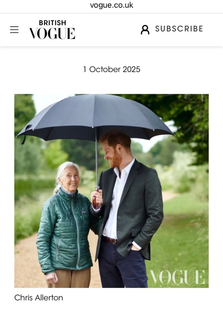 Instagram: Jane Goodall UK – Selma